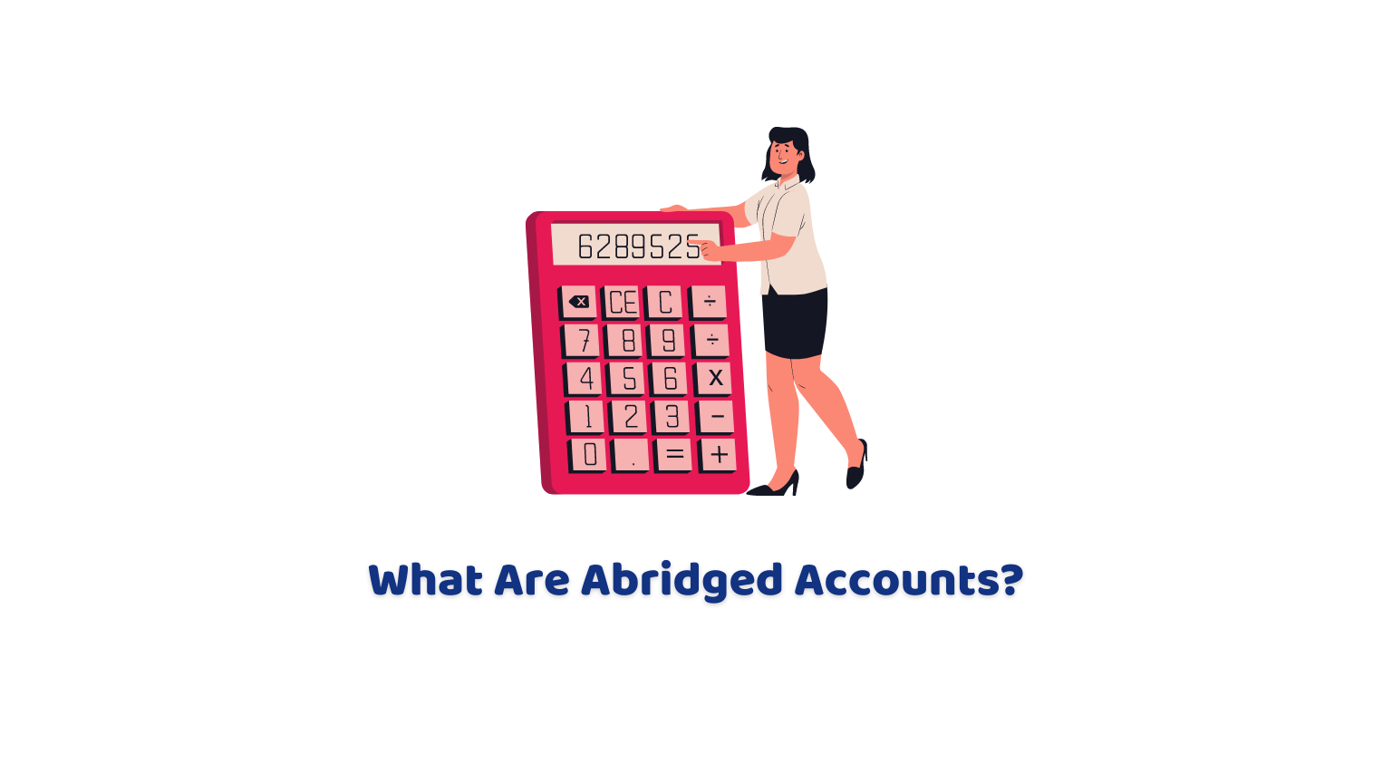Things You Should Know About Abridged Accounts - Quick Guidelines